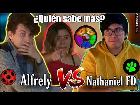 Alfrely vs Nathaniel FD | ¿Quién SABE MÁS de Miraculous Ladybug? #1 ...