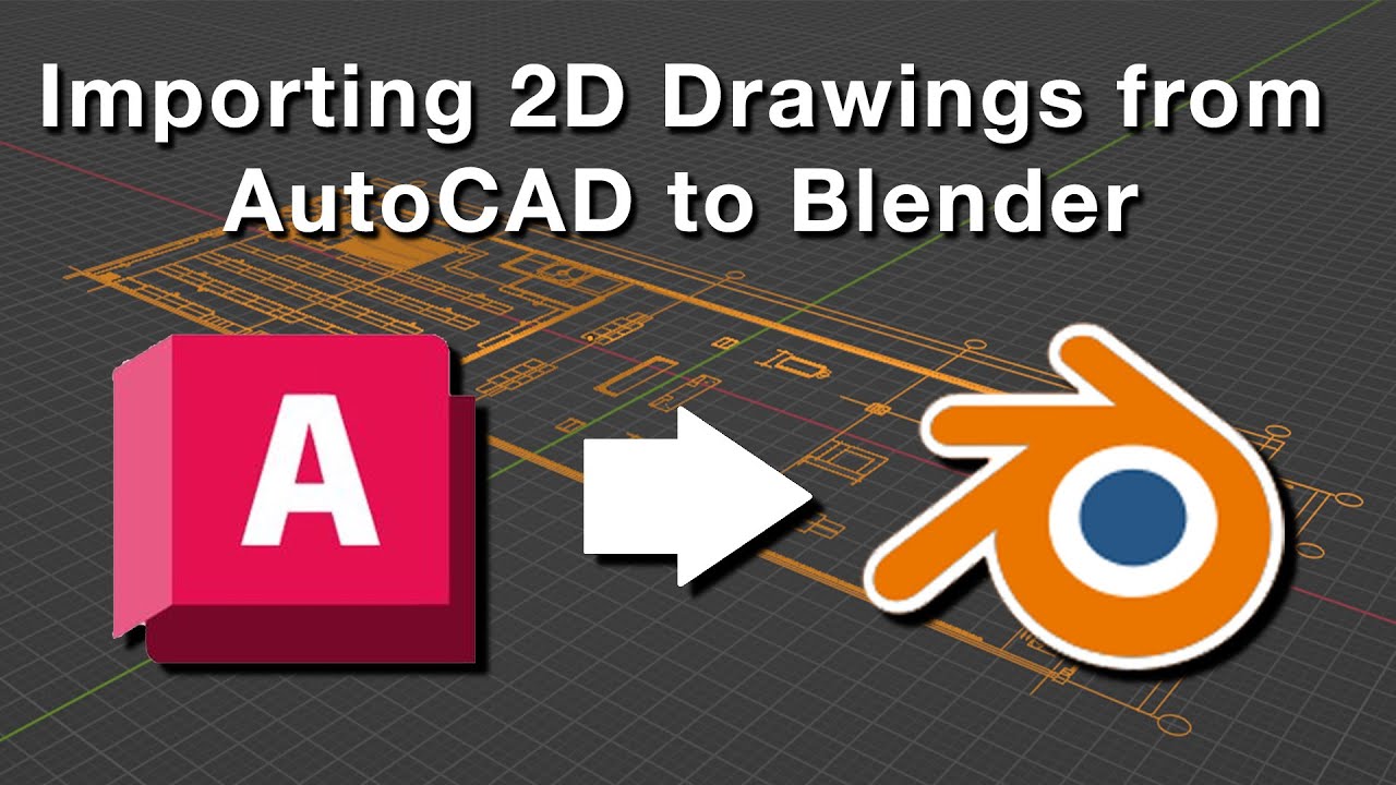 How to Import AutoCAD Drawings into Blender - Part 1: Building a Retail ...