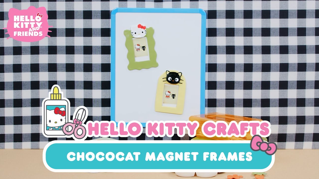 Chococat and Friends Magnet Frames | Hello Kitty Crafts - YouTube