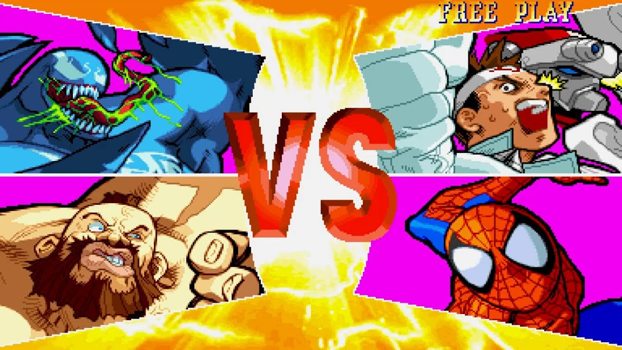 MVC fighting collection (PS4) Marvel vs Capcom Vemon and Zangief ...