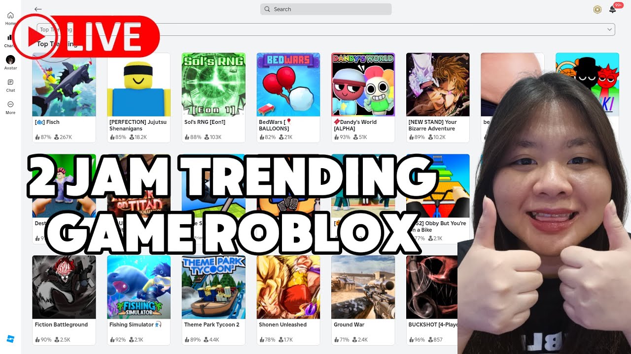 2 JAM TRENDING GAME ROBLOX - YouTube