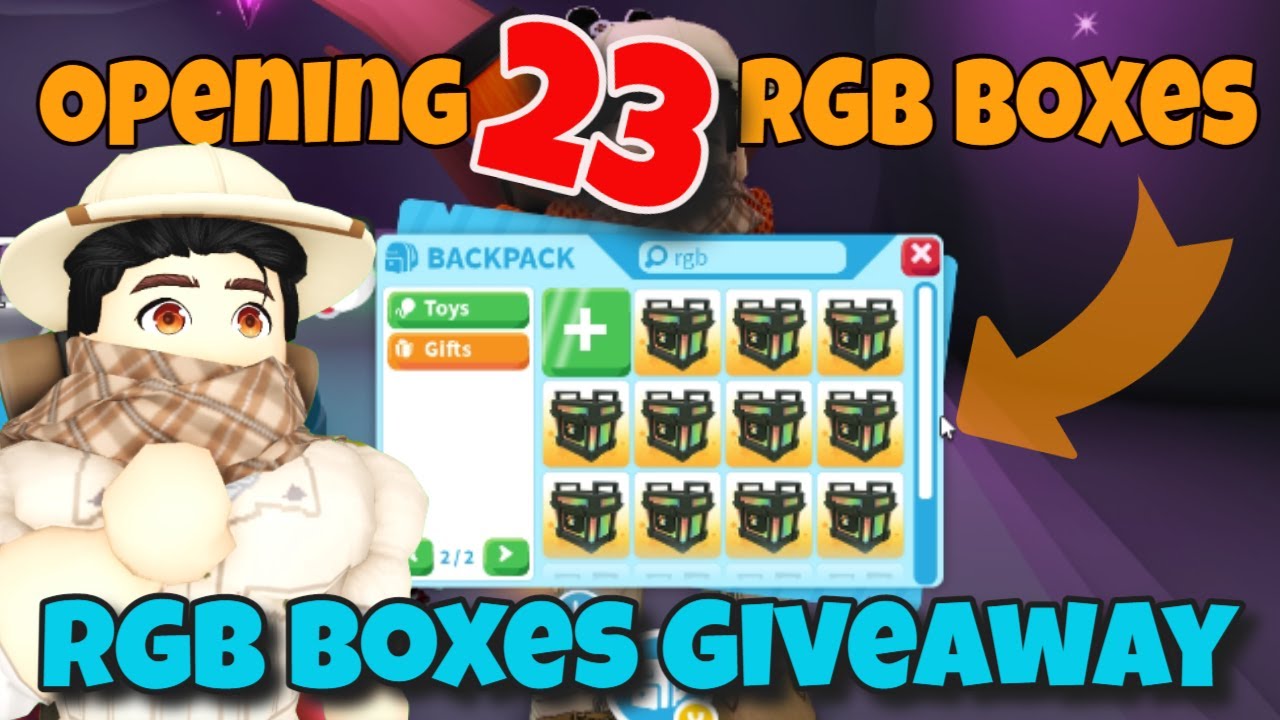 OPENING 23 RGB Boxes in ADOPT Me! ? Roblox - YouTube
