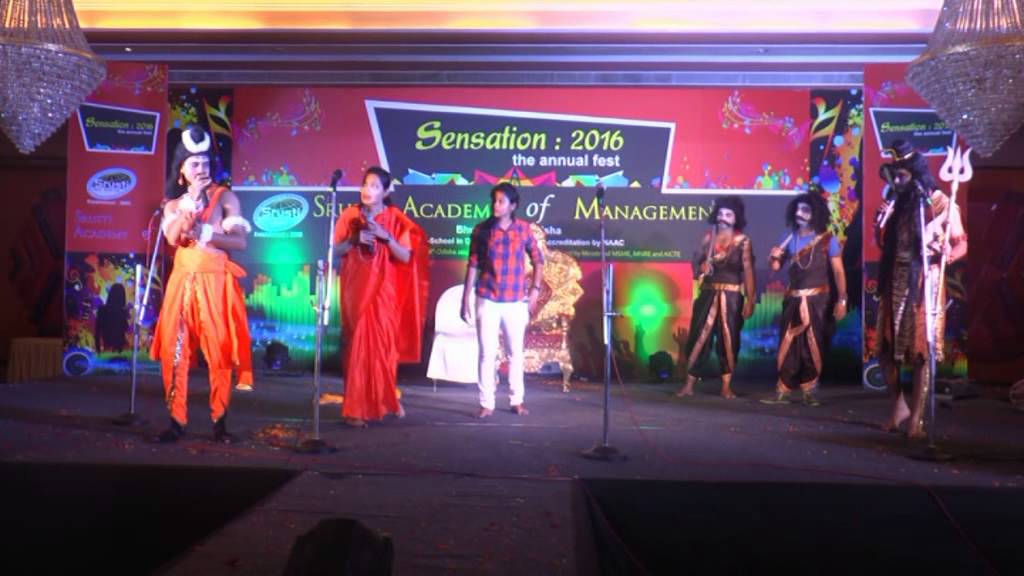sensation 2016 in srusti academy of management.bbsr - YouTube