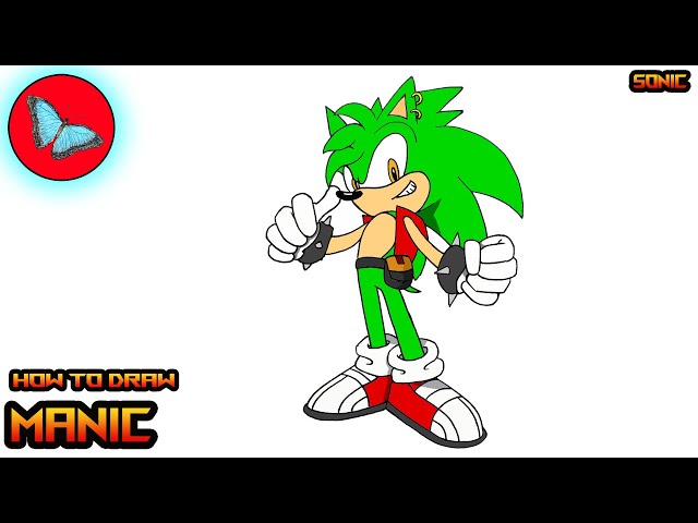 How To Draw Sonic The Hedgehog From Sonic Mania