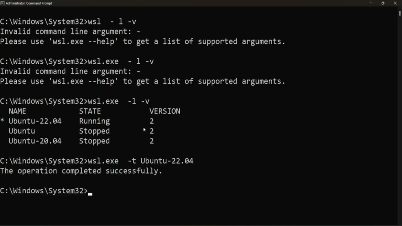 How to Reboot a Linux Distro Running on WSL2 in Windows | Step-by-Step Guide - YouTube