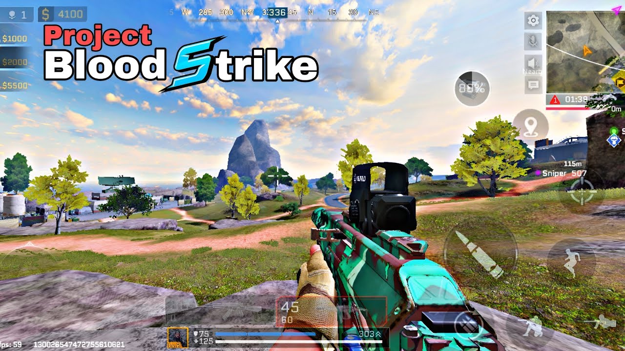 INSANE Project Bloodstrike Gameplay With Just 2 FINGERS (High Graphics ...
