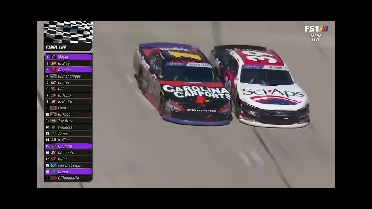 Lance Stroll interrupts Nascar finish at Texas (F1 meme) | read the ...