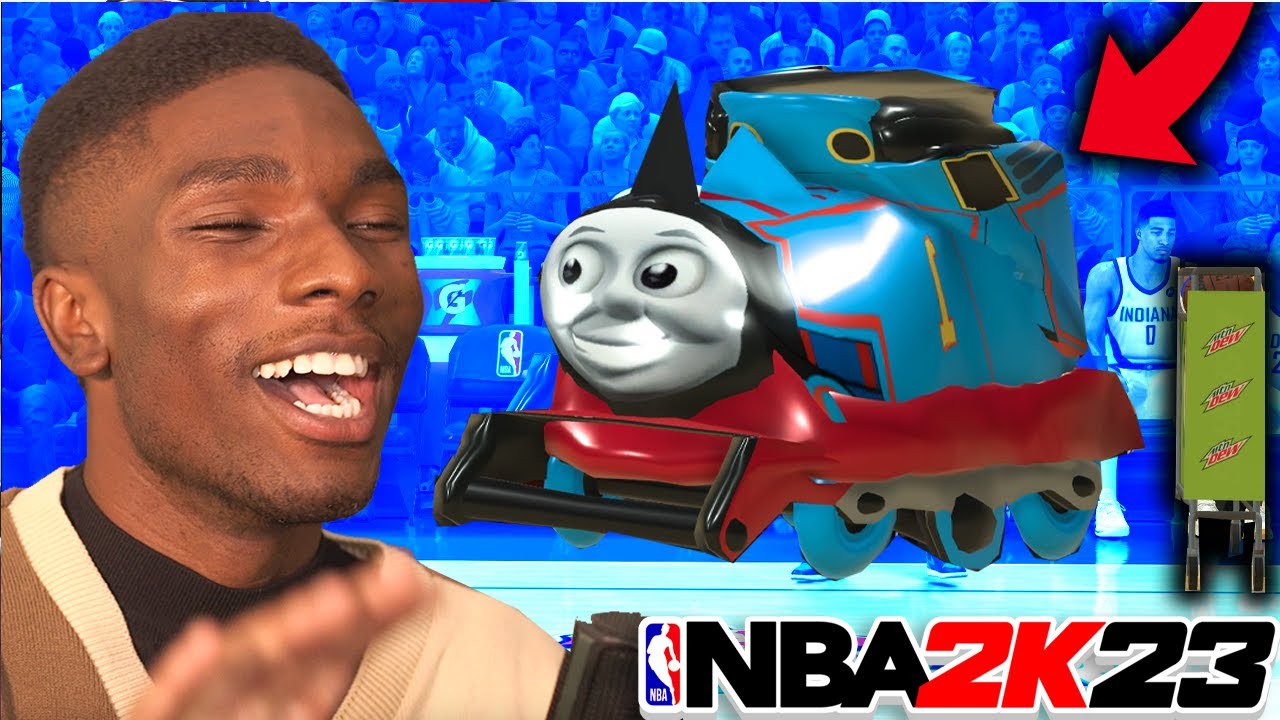 THOMAS THE TANK ENGINE IN NBA 2K23 THREE POINT CONTEST!! Funniest 2K23 ...