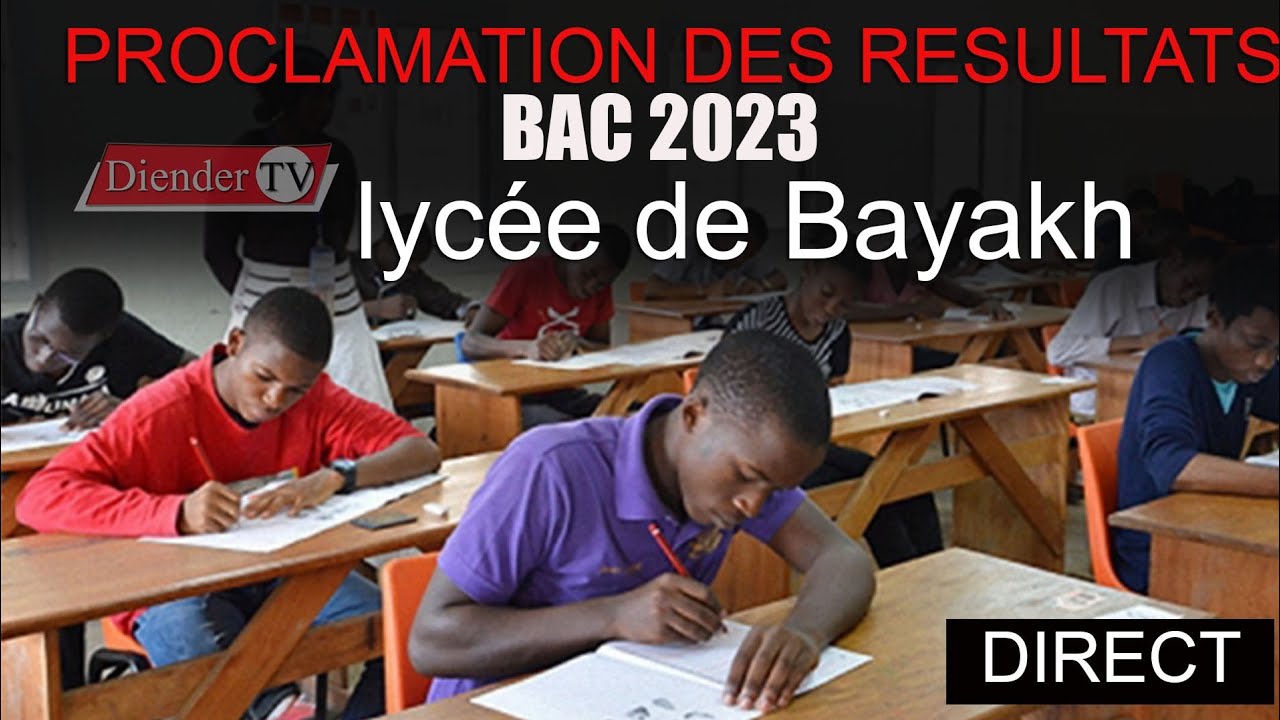 Direct Proclamation des Résultats du Bac - YouTube