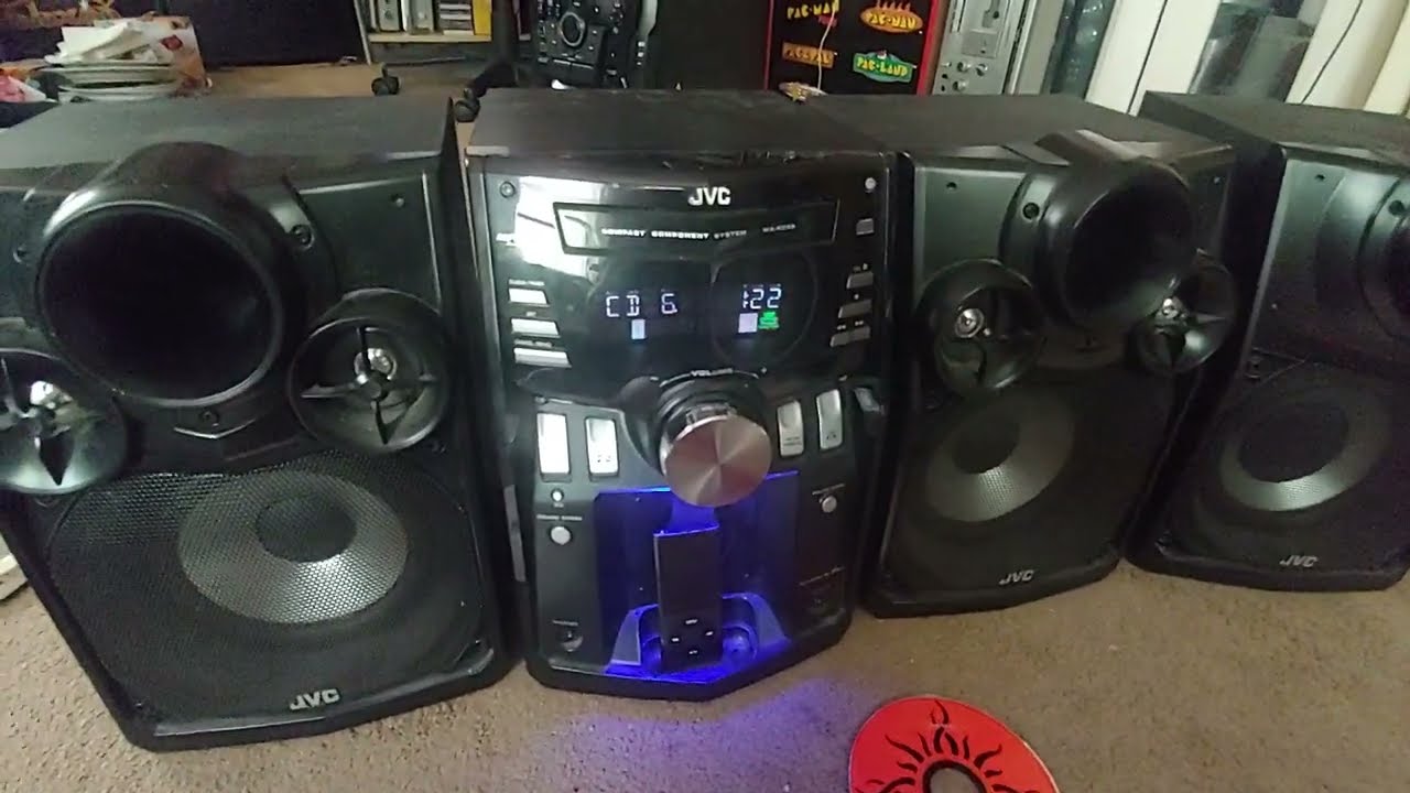 JVC stereo MX-KC68 - YouTube