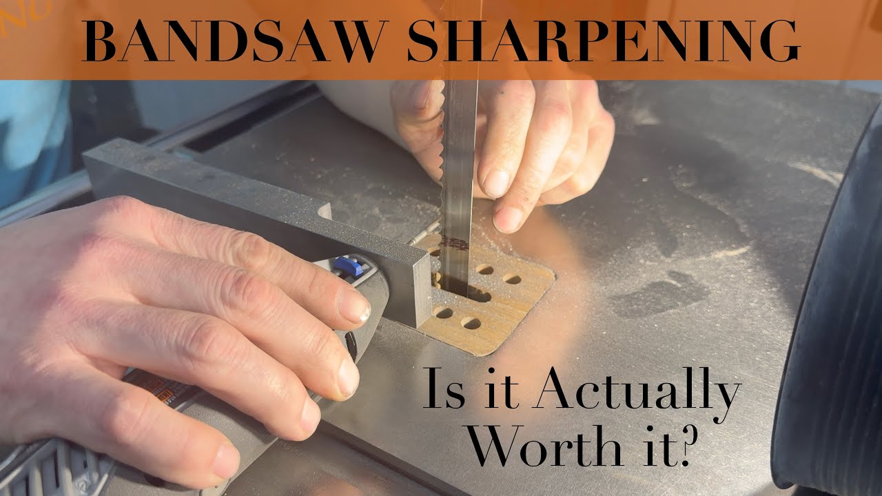 Bandsaw Blade Sharpening - How it works and is it worth it? - YouTube