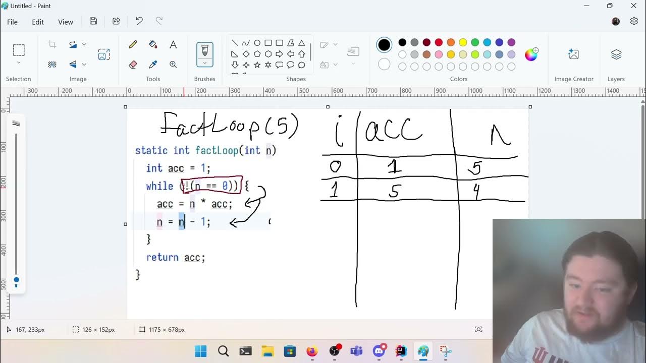 C212 - Chapter 2.3: Tracing a While Loop - YouTube