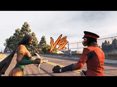 Skarlet VS Jade - Mortal Kombat (GTA 5) - YouTube