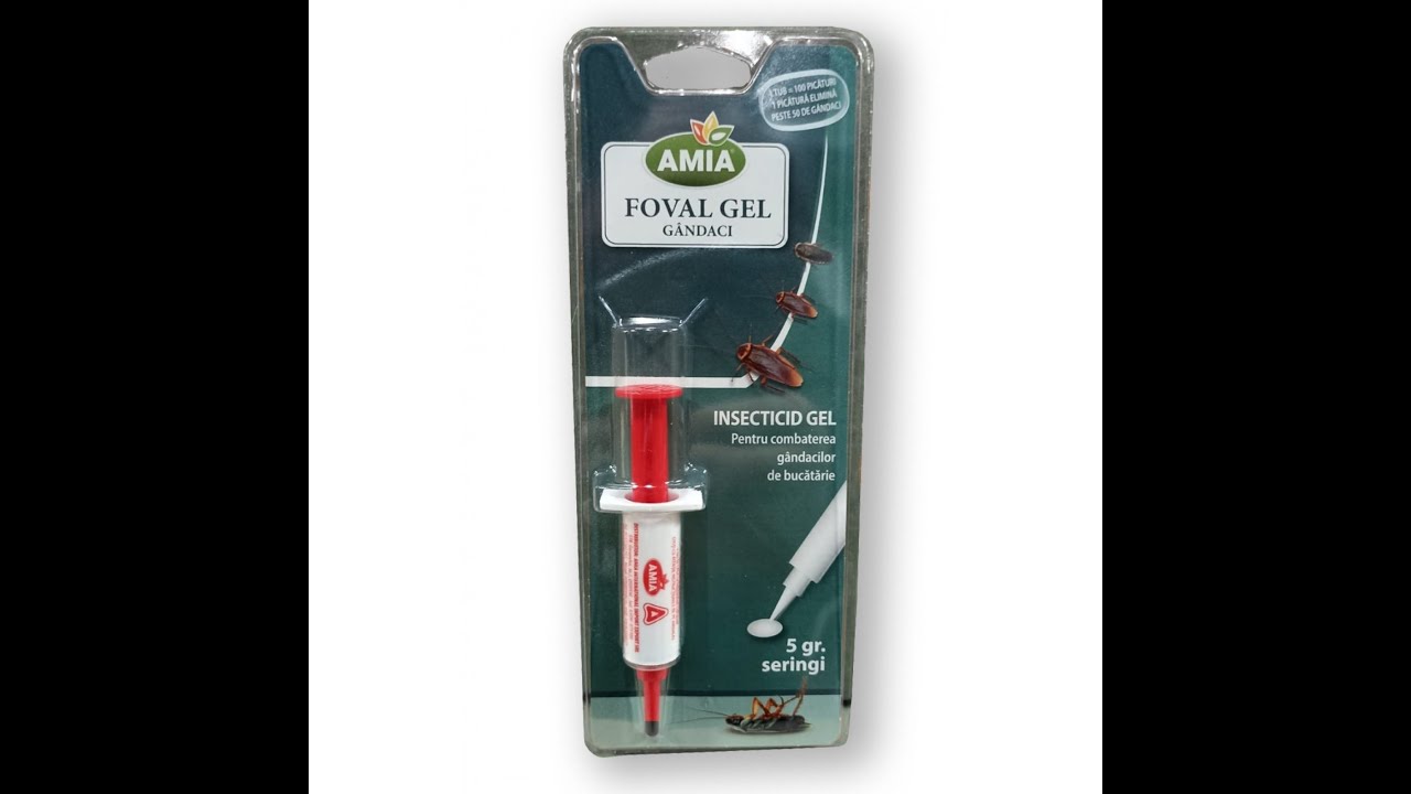 Cum combatem gandacii de bucatarie. Seringa cu insecticid gel Foval de ...