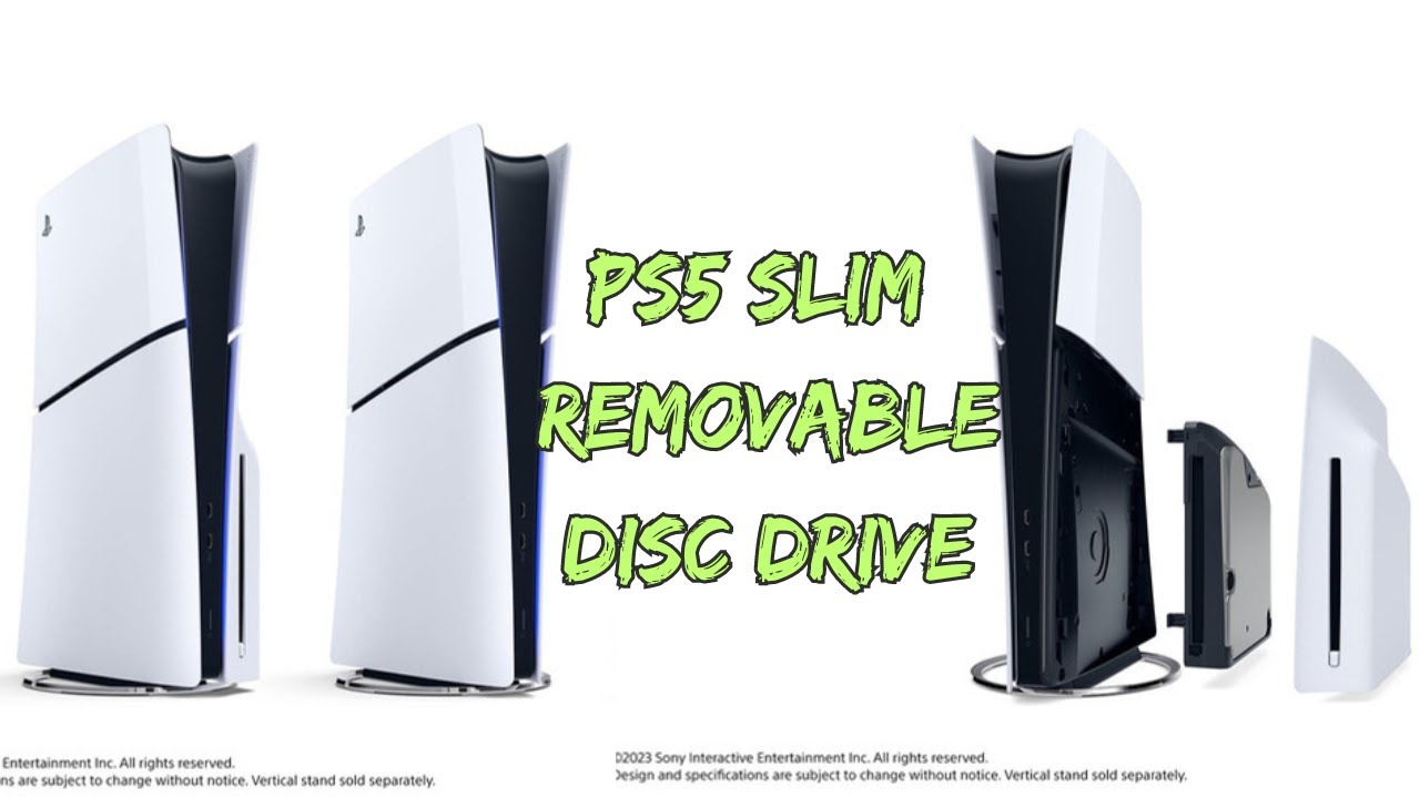 It's Official PS5 slim models With Removable Disc Drive - YouTube
