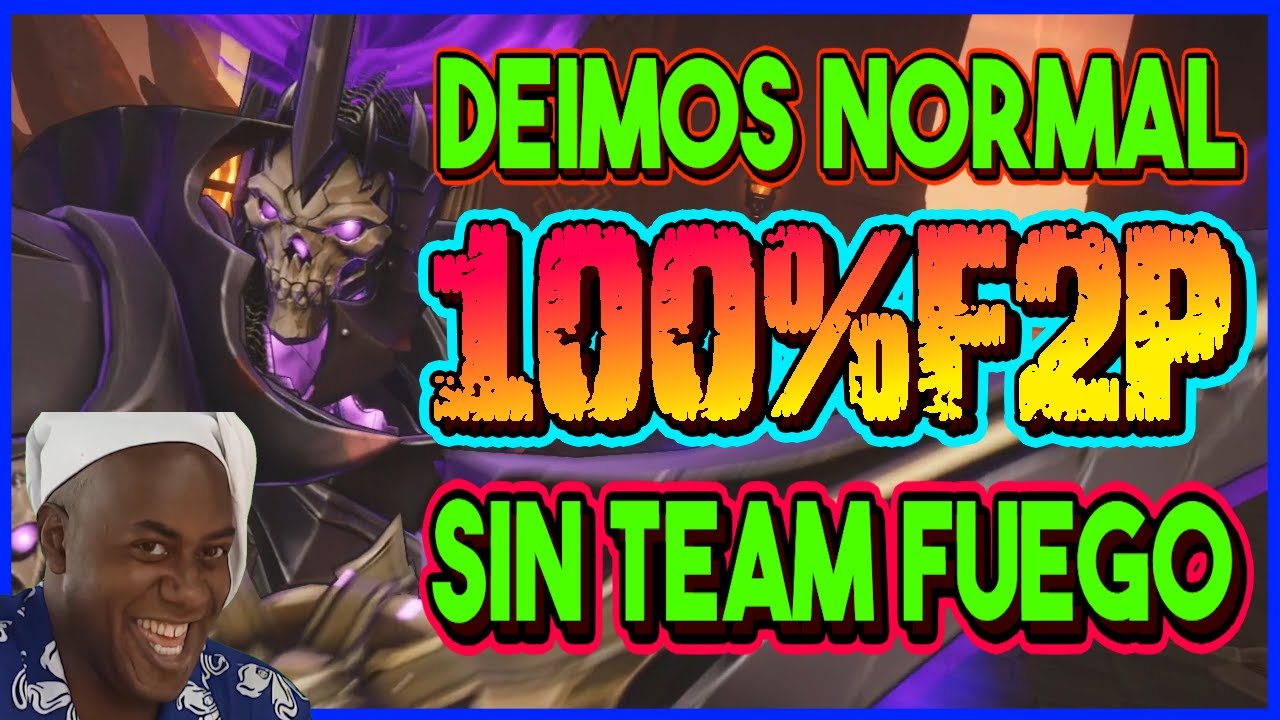 DEIMOS NORMAL🔸100% F2P🔸SIN EQUIPO DE FUEGO🔸GUIA COMPLETA🌟Solo Leveling ...