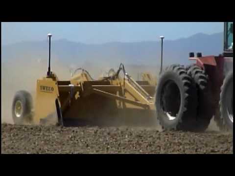 SWECO Laser Plane / Laser Scraper 18' W/ Rear Wheel Option - YouTube