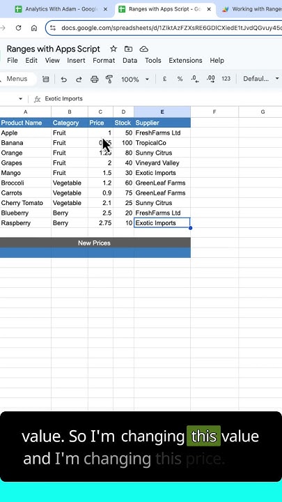 Automate Data Updates in Google Sheets with Apps Script - YouTube