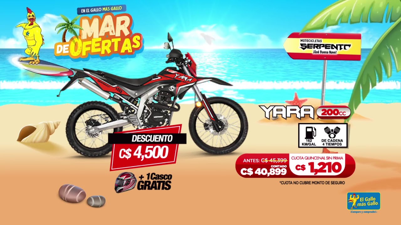 Motocicleta Serpento Yara - YouTube