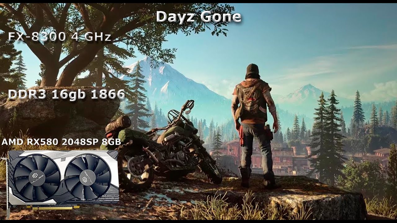 fx-8300 4.0 rx 580 8gb Ram 8gb Days Gone - YouTube