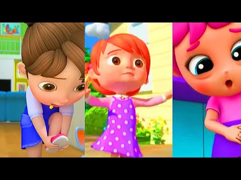BOO BOO SONG COMPARISON Cocomelon Super JoJo Little Angel Sister ...