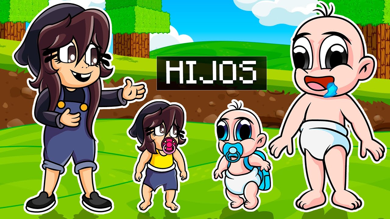 BEBE NOOB Y NOOBSI TIENEN HIJOS EN MINECRAFT 👶😱 EL HIJO DE BEBE NOOB ...