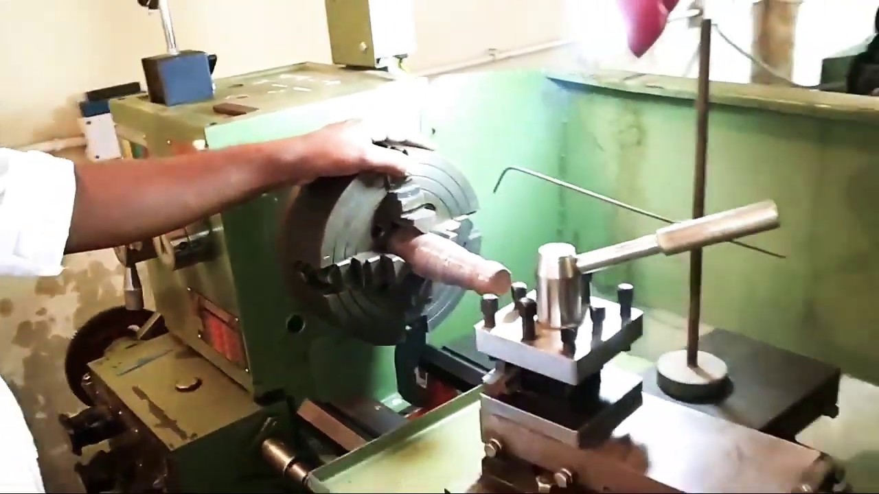 Lathe Machine Fitter Practical - YouTube