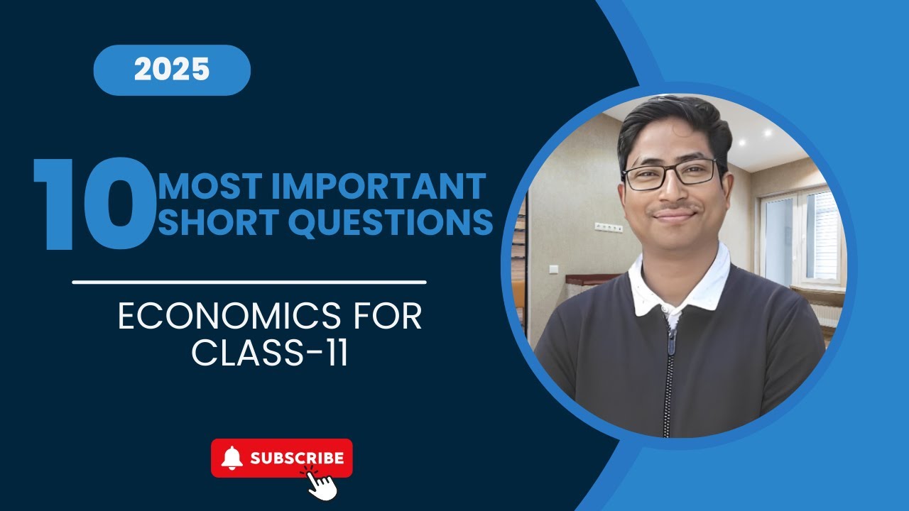 10 Important short Questions of Economics| Class-11| - YouTube