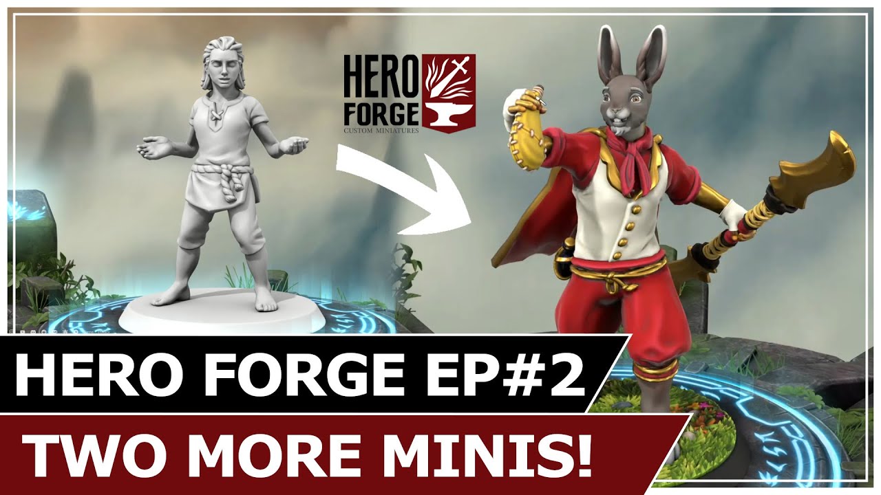 Designing Minis On Hero Forge Part 2 - YouTube