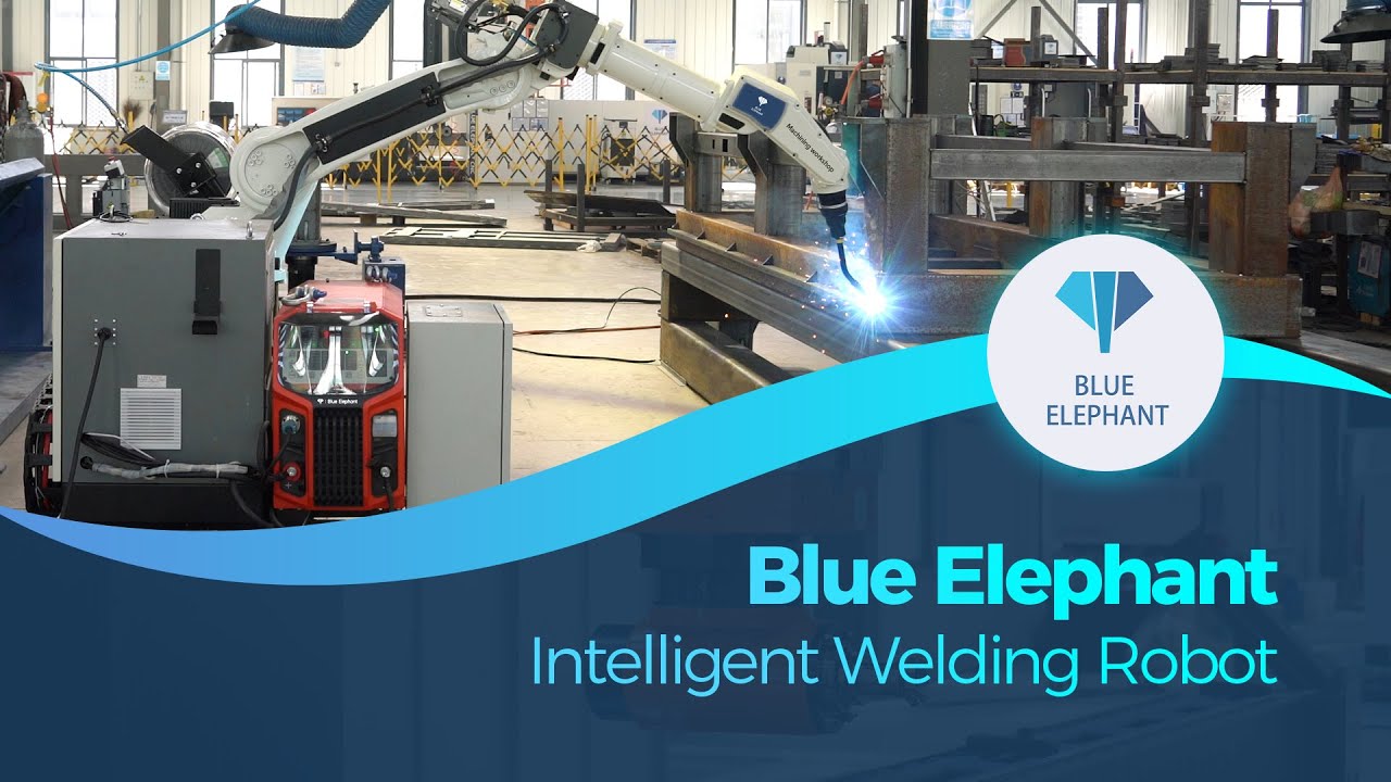 Blue Elephant Machining Workshop Intelligent Welding Robot for Machine ...