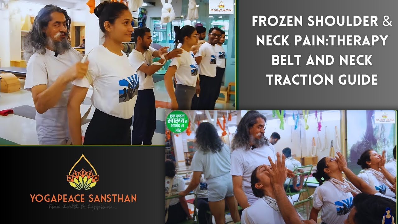 Frozen Shoulder & Neck Pain:Therapy Belt and Neck Traction Guide # ...