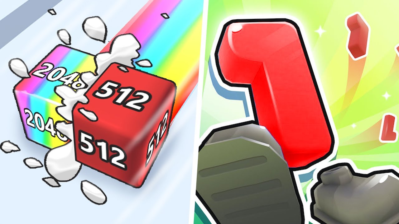 Jelly Run 2048 vs Crazy Number Run - Max Level Gameplay (Part 2) - YouTube