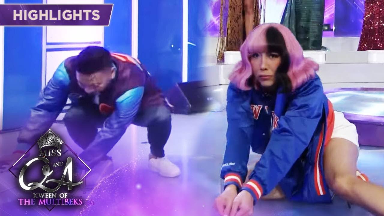 Jhong and Vice show the 'pancake save' in volleyball | Miss Q and A ...