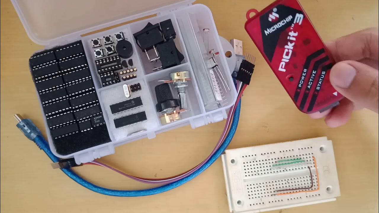 PIC16F84A - Blinking LED / Assembly language - YouTube