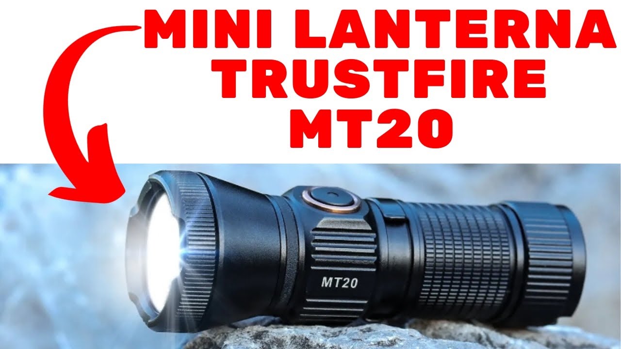 Mini Lanterna TrustFire MT20 de Longo Alcance - YouTube