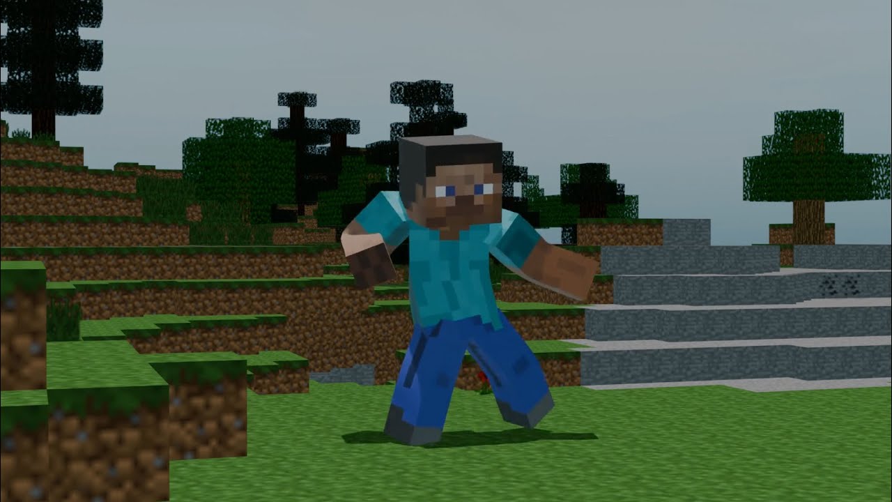 Steve Rat Dancing - Minecraft Short Animation - YouTube