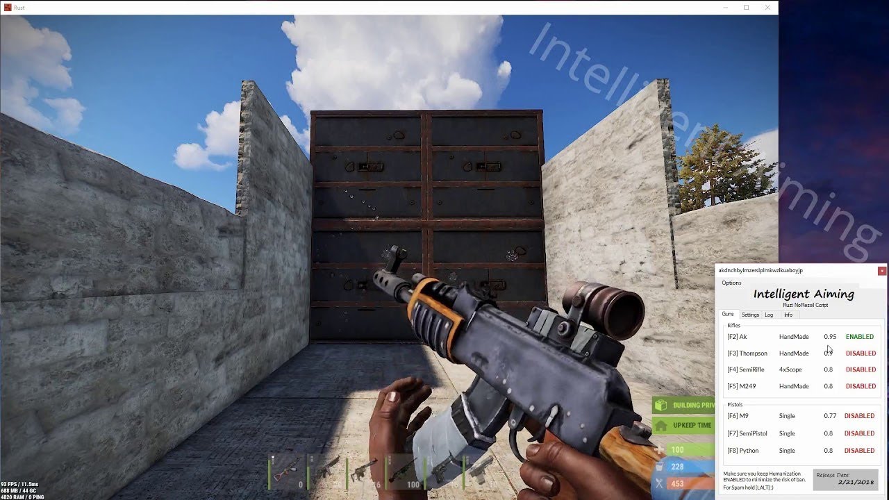 Rust Recoil Script Undetected March 2019 All Weapons Youtube
