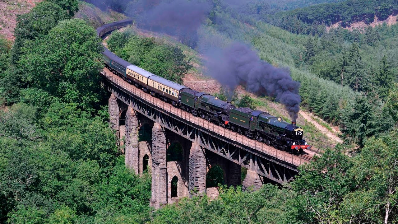 5029 NUNNEY CASTLE + 6024 KING EDWARD I CROSS LARGIN VIADUCT WITH THE ...