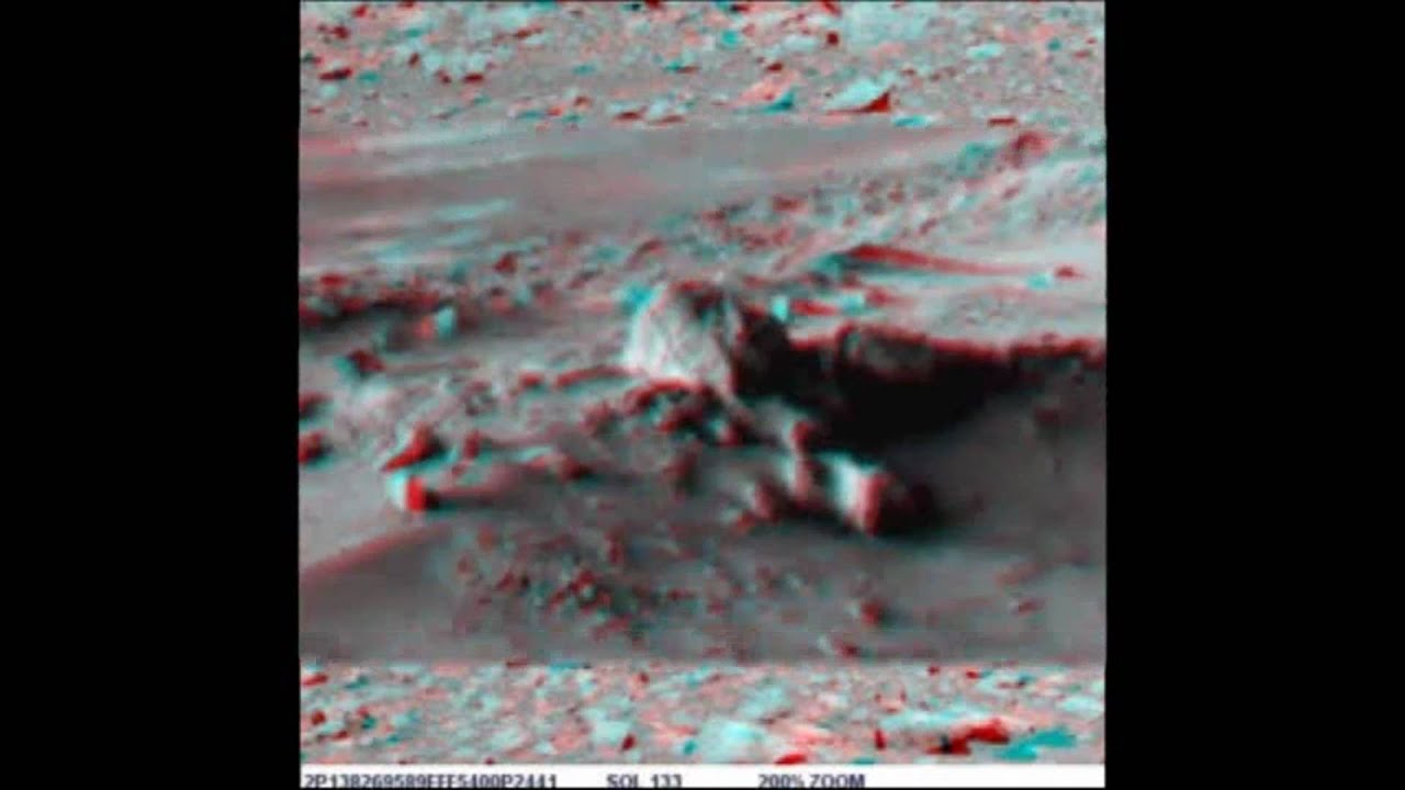 Mars Pipes And Statue Fragments In 3D - YouTube