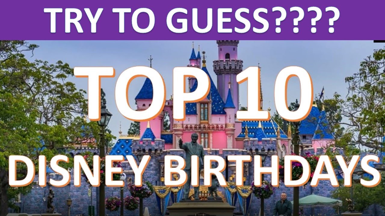 10 DISNEY BIRTHDAYS! Mickey Mouse, Dumbo, Chip, Dale, Pinocchio, Bambi ...
