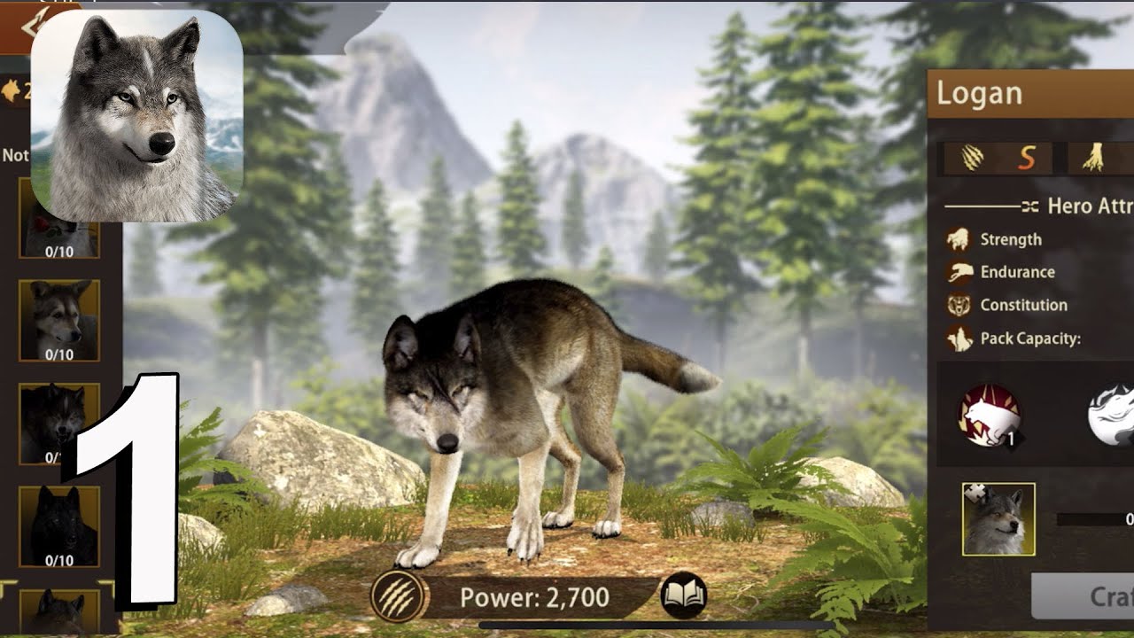 Wolf Game The Wild Kingdom - Gameplay Walkthrough part 1🔥(iOS,Android ...