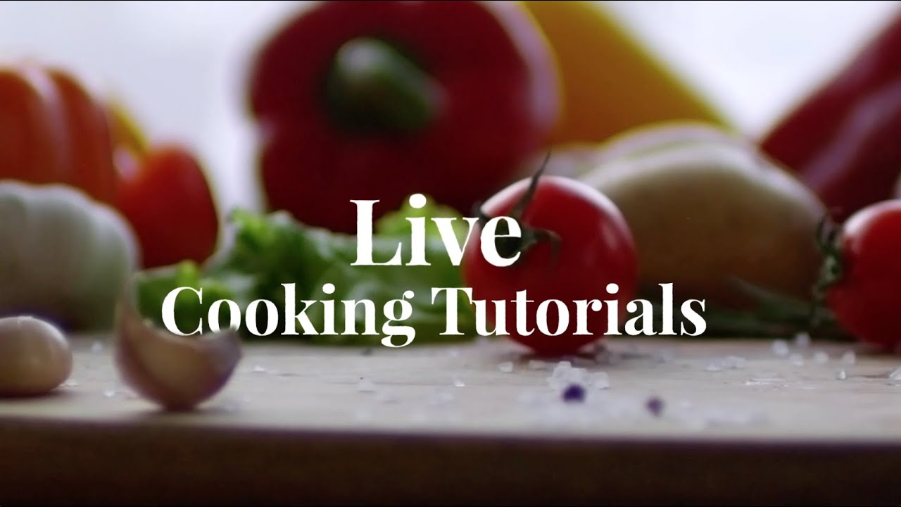 Live Cooking Tutorials Promo - YouTube