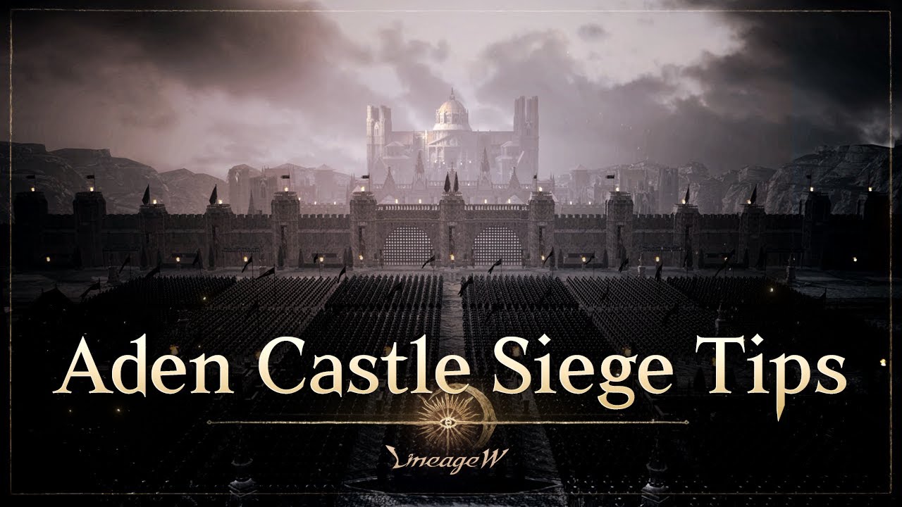 [Lineage W] Aden Castle Siege Tips - YouTube