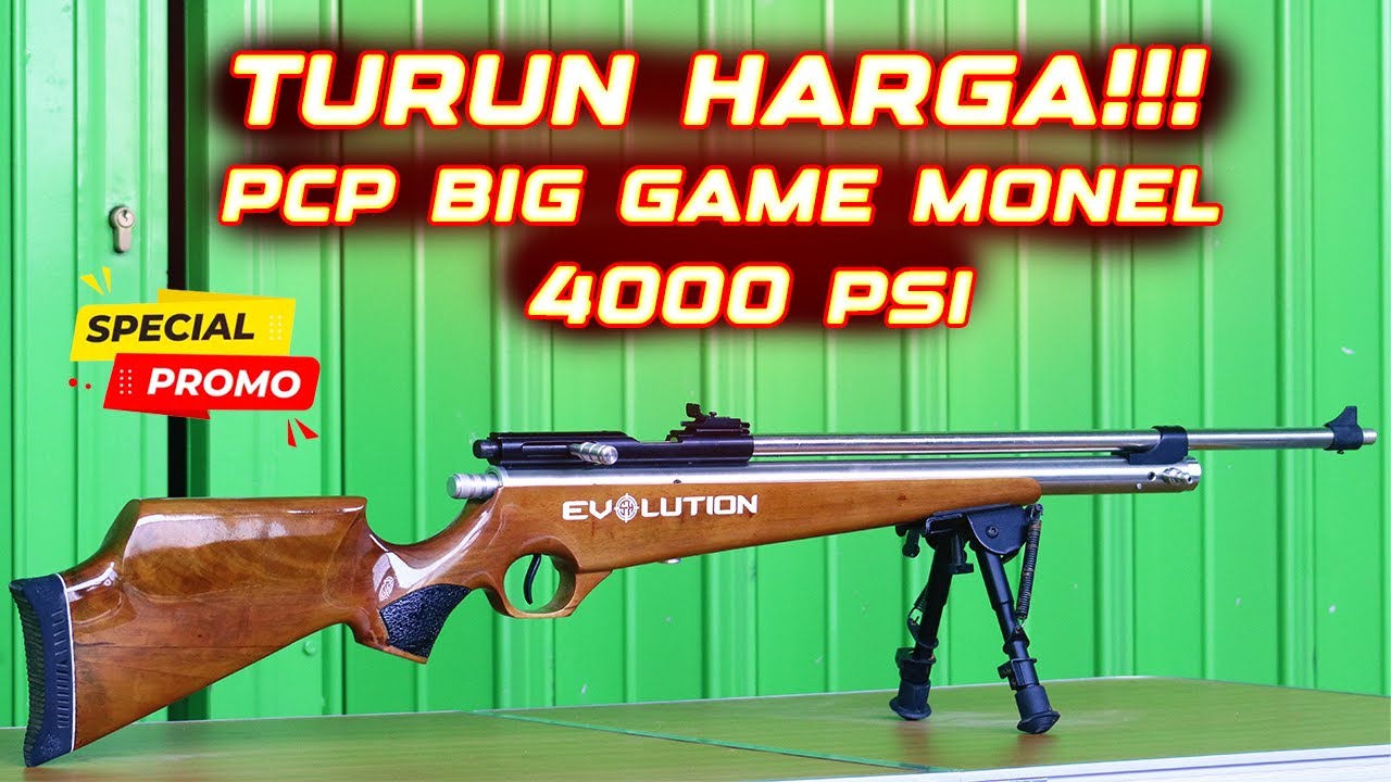 [ TURUN HARGA ] SENAPAN PCP MONEL BIG GAME 4000 EVOLUTION | PCP BIG ...