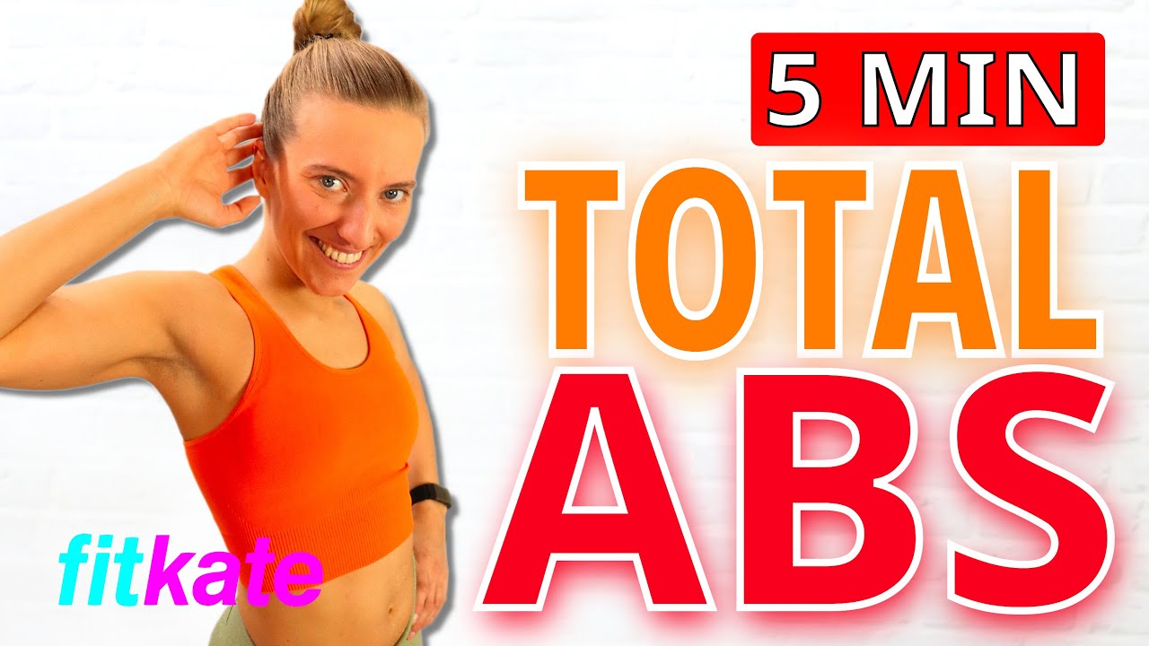 5 MIN DAILY ABS WORKOUT - At Home Total Core Routine - no repeat - YouTube