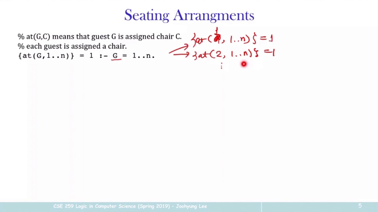 ASU CSE 259 Logic in Computer Science (2019 Spring) Lecture 18 - YouTube