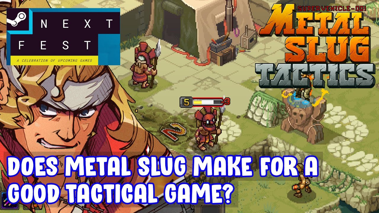 Roguelike RPG Tactics | METAL SLUG TACTICS | Steam Next Fest Demo - YouTube