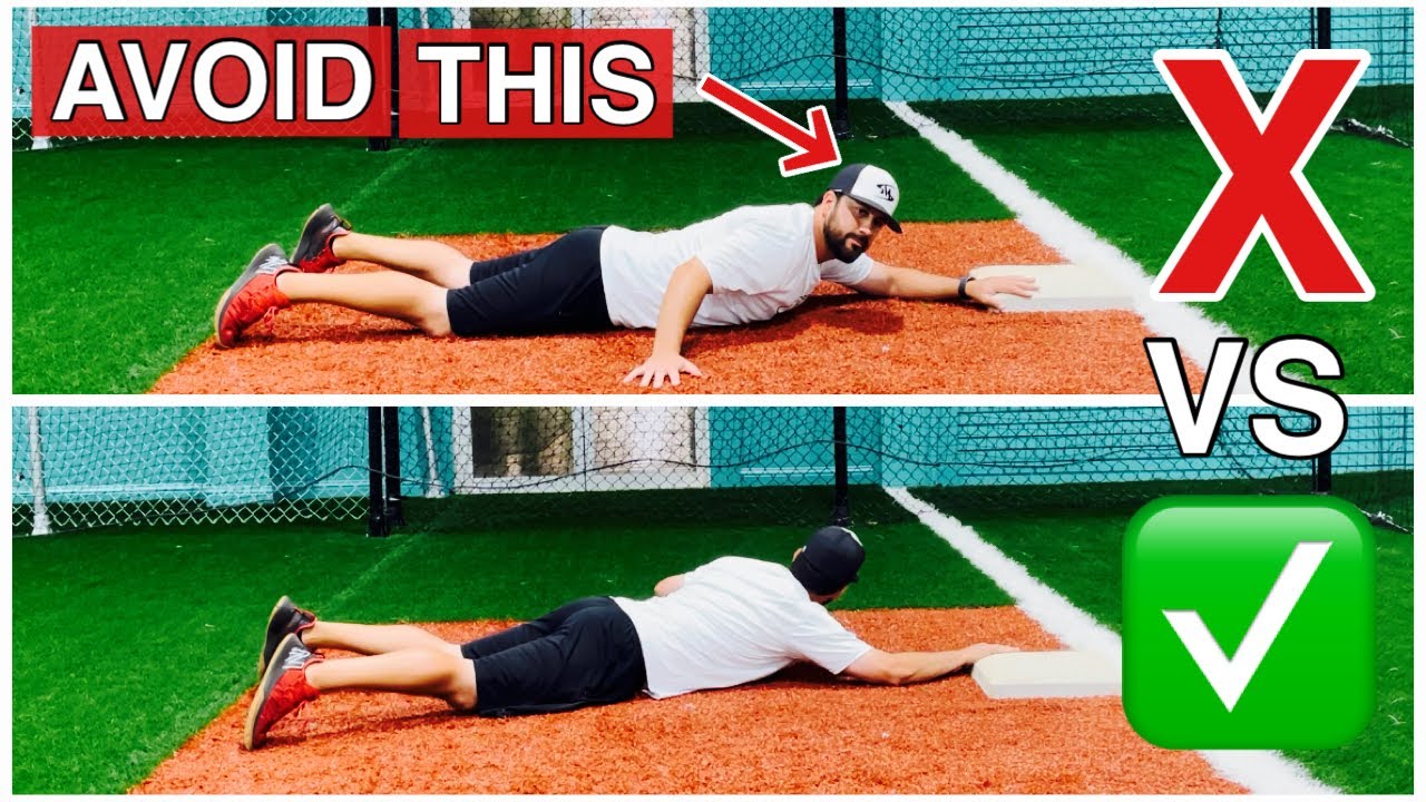 How to avoid getting hit in the face when diving or sliding back at 1st ...