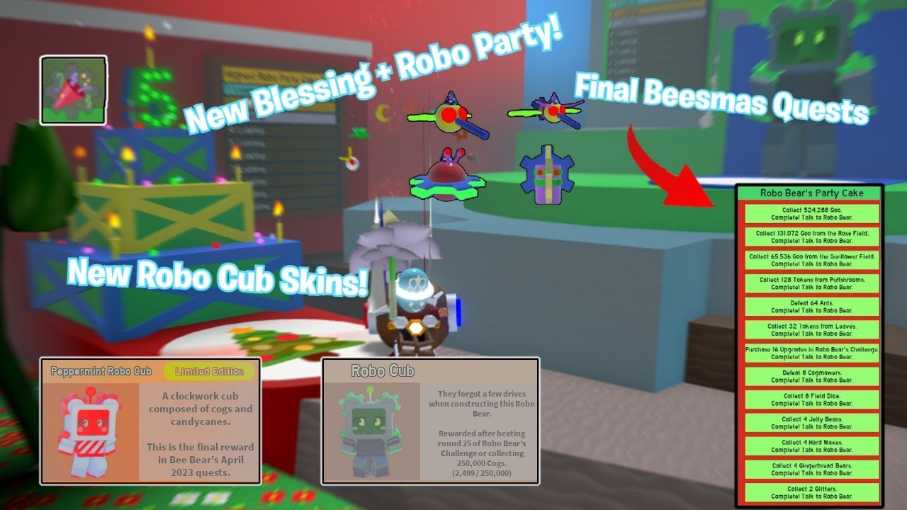 Beesmas PART 2 Is Here! | Robo Party, New Quests, and More! - YouTube