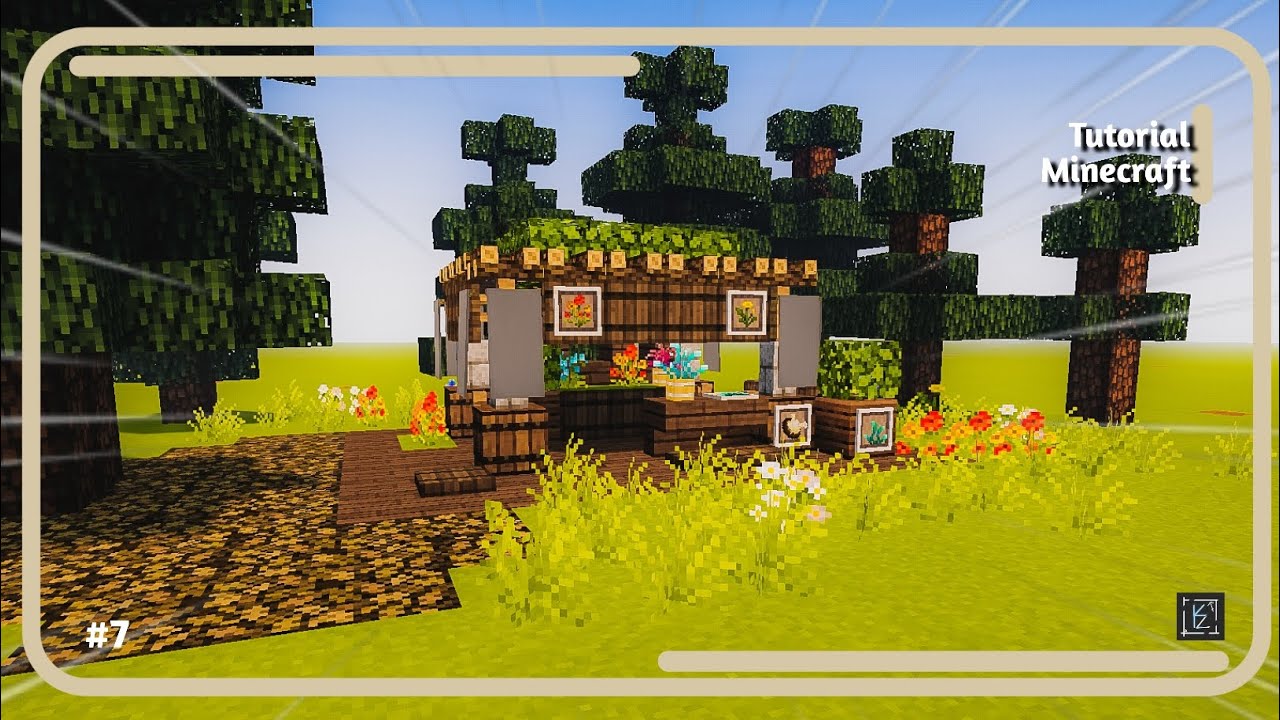 [Tutorial] - Aku Membuat Toko Bunga Minecraft | Relaxing Tutorial ...